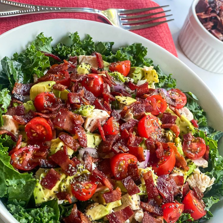 Homemade Turkey Bacon Bits | That Salad Lady