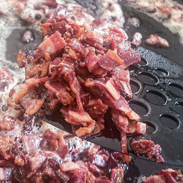 Homemade Turkey Bacon Bits | That Salad Lady®