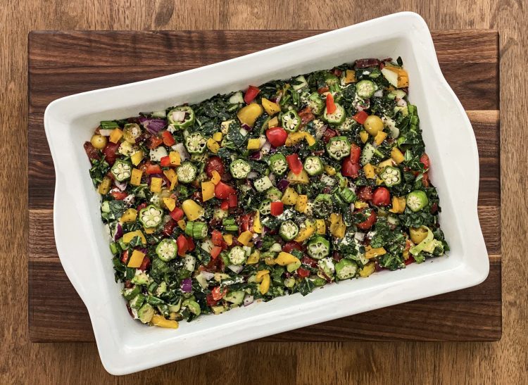 How to Prepare Raw Collard Greens for Salad Making | That Salad Lady