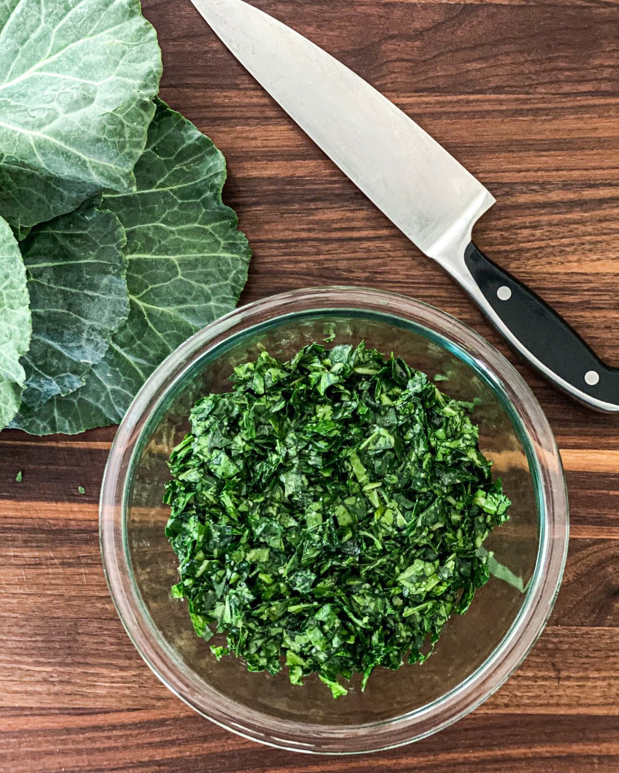 Collard Green Salad with Sweet Balsamic Vinaigrette - That Salad Lady