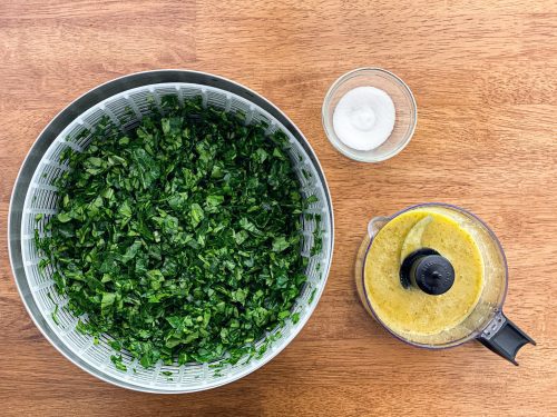 Collard Green Salad with Sweet Balsamic Vinaigrette - That Salad Lady