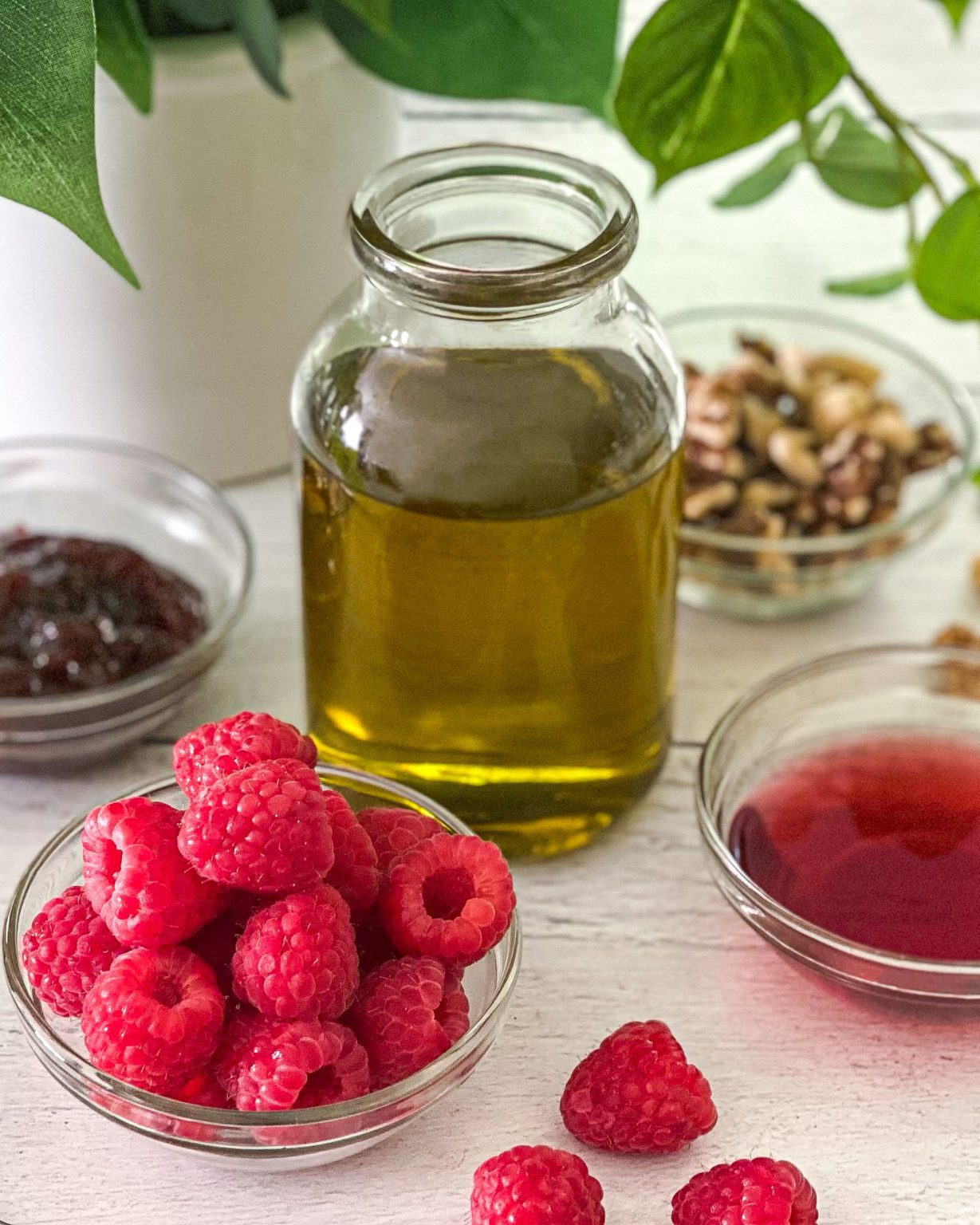 Raspberry Walnut Vinaigrette Dressing | That Salad Lady®