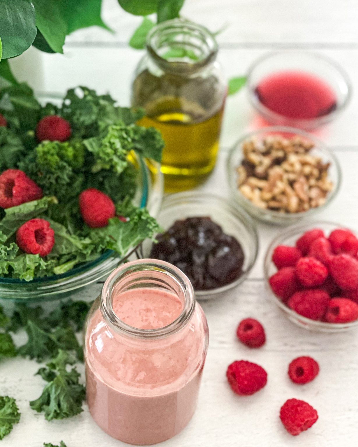 Raspberry Walnut Vinaigrette Dressing | That Salad Lady