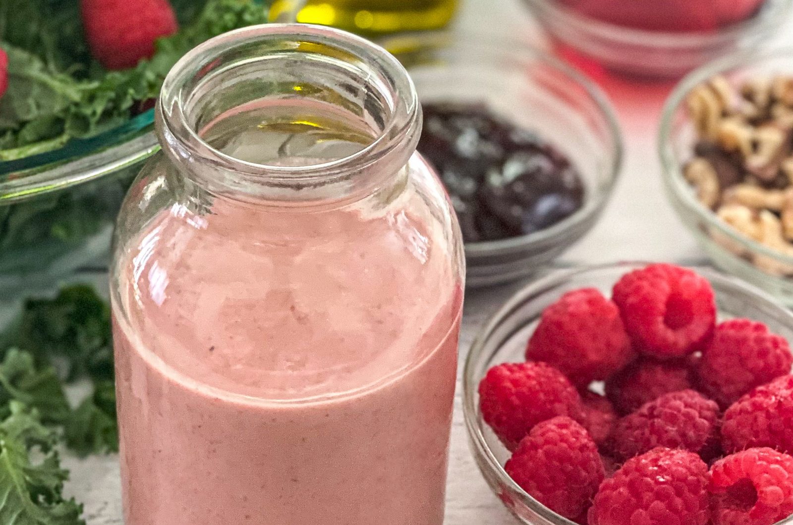 Raspberry Walnut Vinaigrette Dressing | That Salad Lady