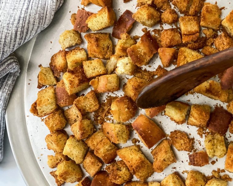 No-Hassle Homemade Croutons | That Salad Lady®