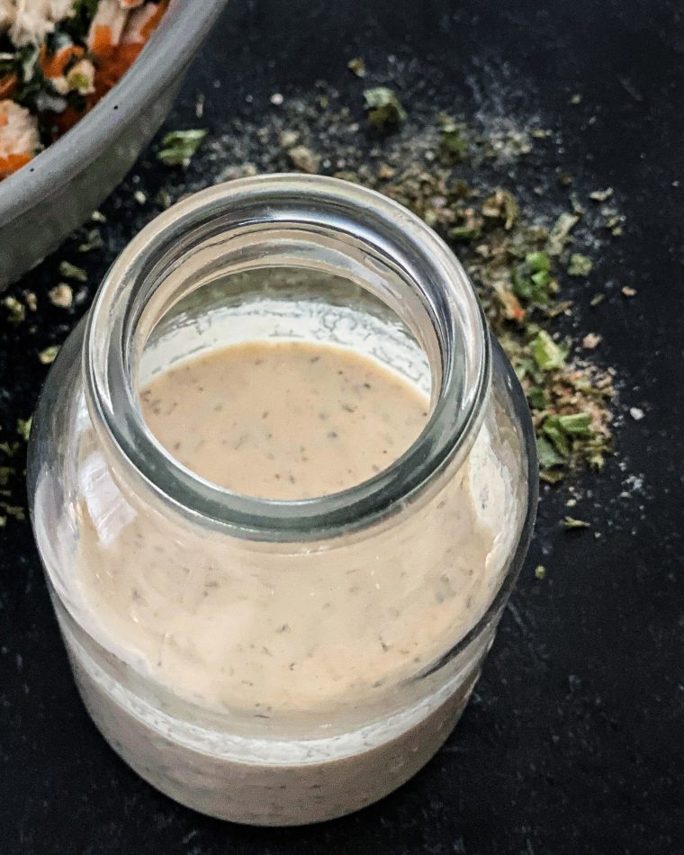 How to Make Restaurant Style Ranch Dressing | That Salad Lady