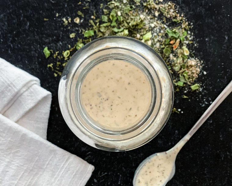 How to Make Restaurant Style Ranch Dressing | That Salad Lady