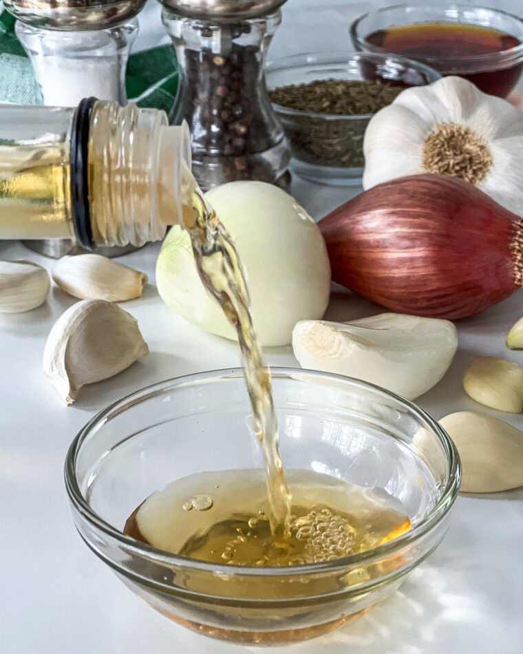 Refreshing Champagne Vinaigrette Dressing | That Salad Lady®