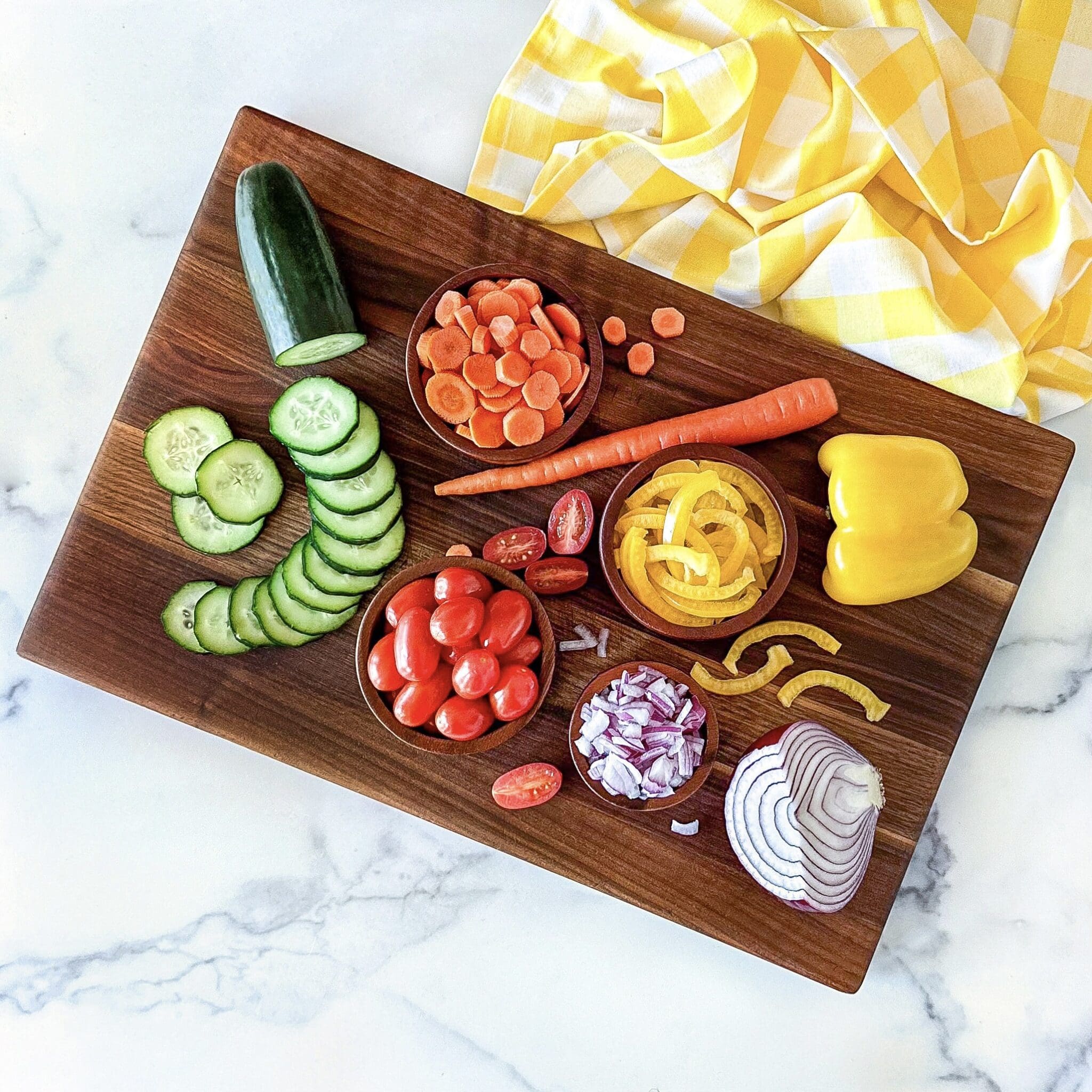 Triple Green Superfood Salad with Balsamic Vinaigrette | That Salad Lady®
