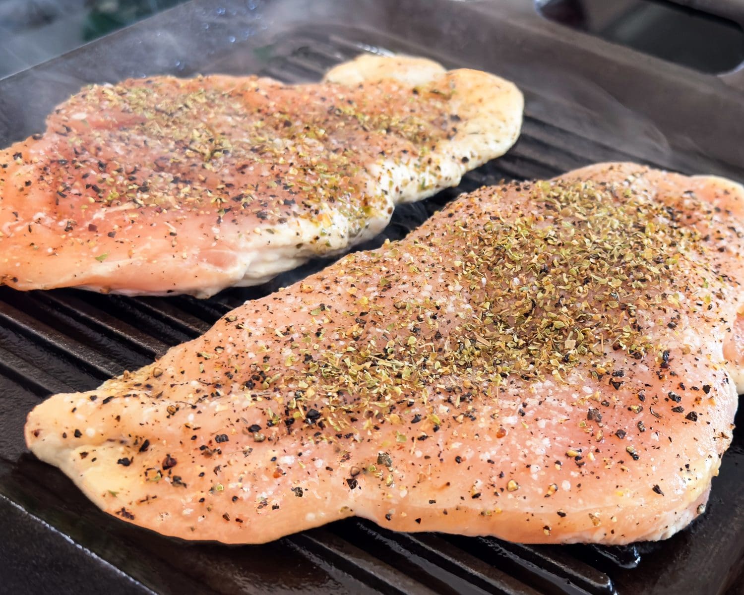 Perfect Pan-Grilled Chicken Breast Recipe for Salads | That Salad Lady®