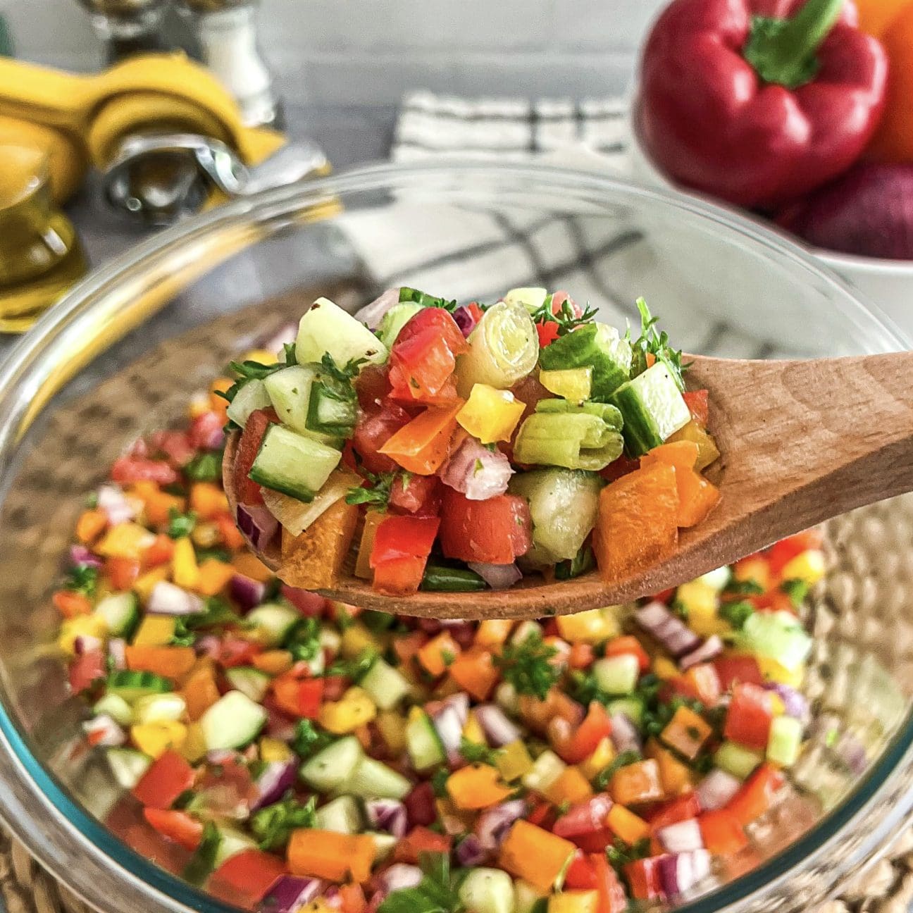 Shepherd's Salad with Feta: A Fresh Mediterranean Classic | That Salad ...